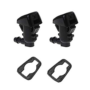 Front Windshield Washer Nozzles kit Replaces 55157319AA, 4806312AA Compatible with 08-12 Liberty, 06-10 Commander, 07-11 Dodge Nitro Spray Jet Kit 2 PCS