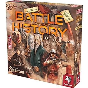 A Battle Through History - Board Game by Pegasus Spiele 2-5 Players – Board Games for Family – 60-120 Minutes of Gameplay – Games for Family Game Night – Teens and Adults Ages 14+ - English Version