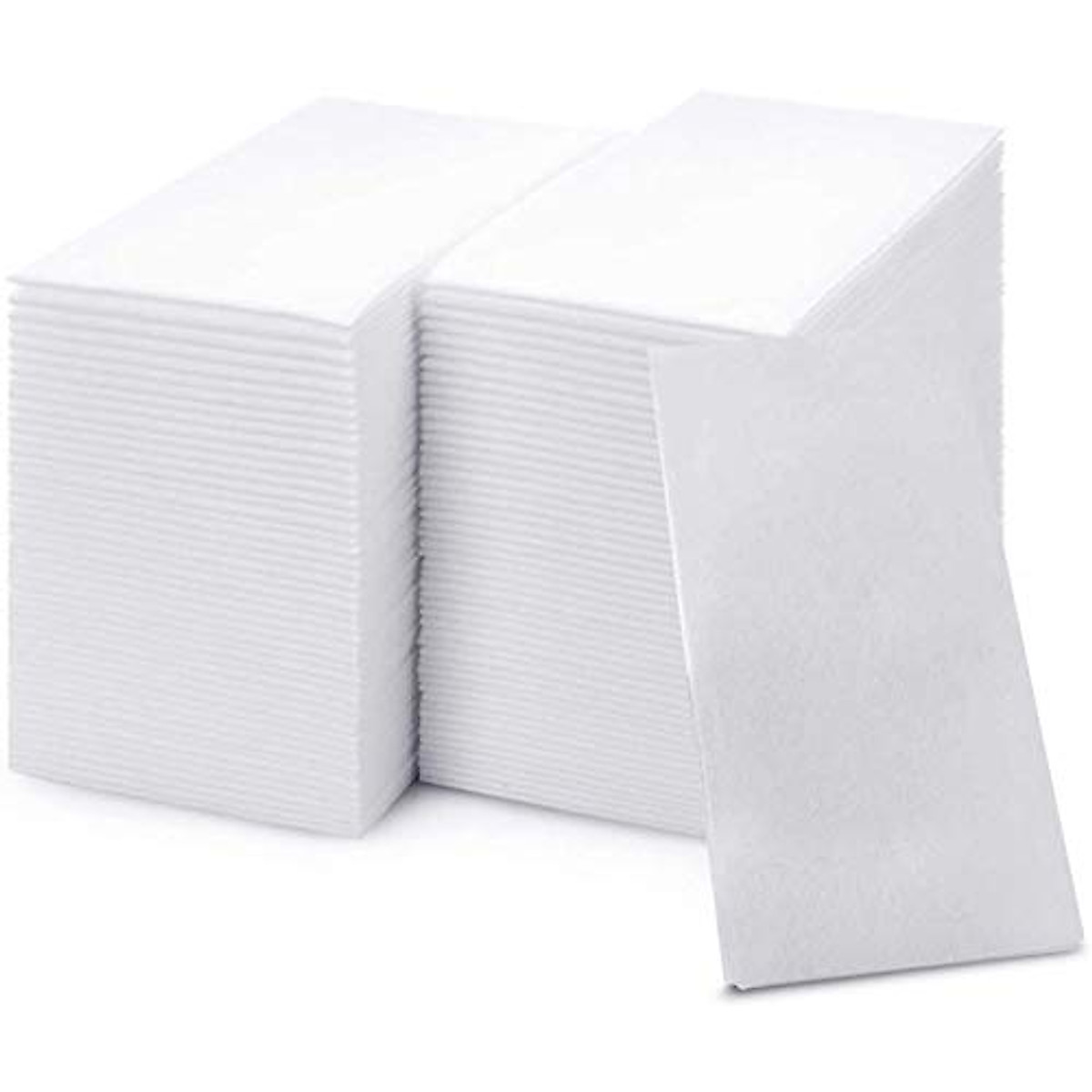 50 Large Disposable Guest Towels for Bathroom, Premium Linen-Like, Multi-Fold, Cloth-Feel Napkins, a Hygienic Solution for Kitchen, Party, Weddings and Events