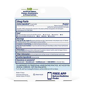 Boiron Arnica Montana 30X Homeopathic Medicine for Relief from Muscle Pain, Muscle Stiffness, Swelling from Injury, and Discoloration from Bruises - 3 Count (240 Pellets)