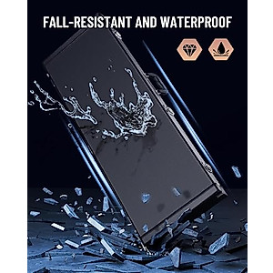 CAHAYA HardShell Wood Case Electric Guitar Hard Case Rectangle Shaped Guitar Case Hardshell for Standard Electric Guitars with Lock Latch Keys Black CY0209