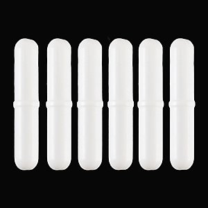 LABALPHA 6Pcs PTFE Magnetic Stirrer Mixer Stir Bar, Magnetic Stir Bar 50mm/1.96 inch