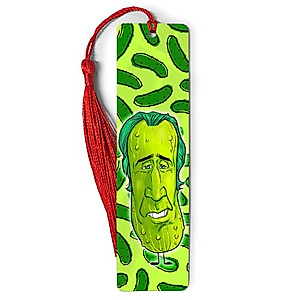Bookmarks Ruler Metal Picolas Bookworm Cage Bookography Measure Reading Tassels for Book Bibliophile Gift Reading Christmas Ornament Markers
