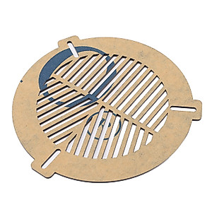 Telescope Focusing Mask, Acrylic Deep Space Fishbone Plate, Reflector Refractor, Lightweight, 3 Screw Sleeve, Suitable for Dobsonians, Mak Cas, SCT