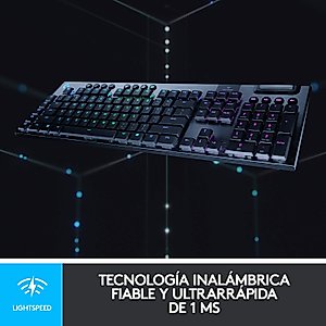 Logitech G915 Lightspeed RGB Mechanical Gaming Keyboard and Logitech G903 Lightspeed Wireless Gaming Mouse Bundle