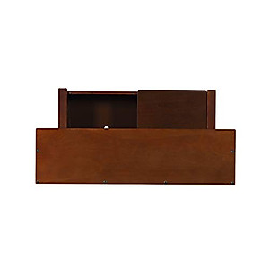 Linon Hall Tree with Storage Bench, 36"W x 18"D x 64"H, Walnut