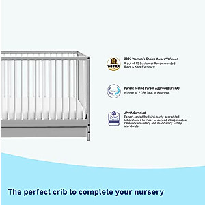 Graco Teddi Premium Nursery Starter Pack – 2-Piece Nursery Bundle with GREENGUARD Gold Certified Crib and Crib Mattress, Both Items GREENGUARD Gold Certified, Oeko-TEX Standard 100 Certified Mattress