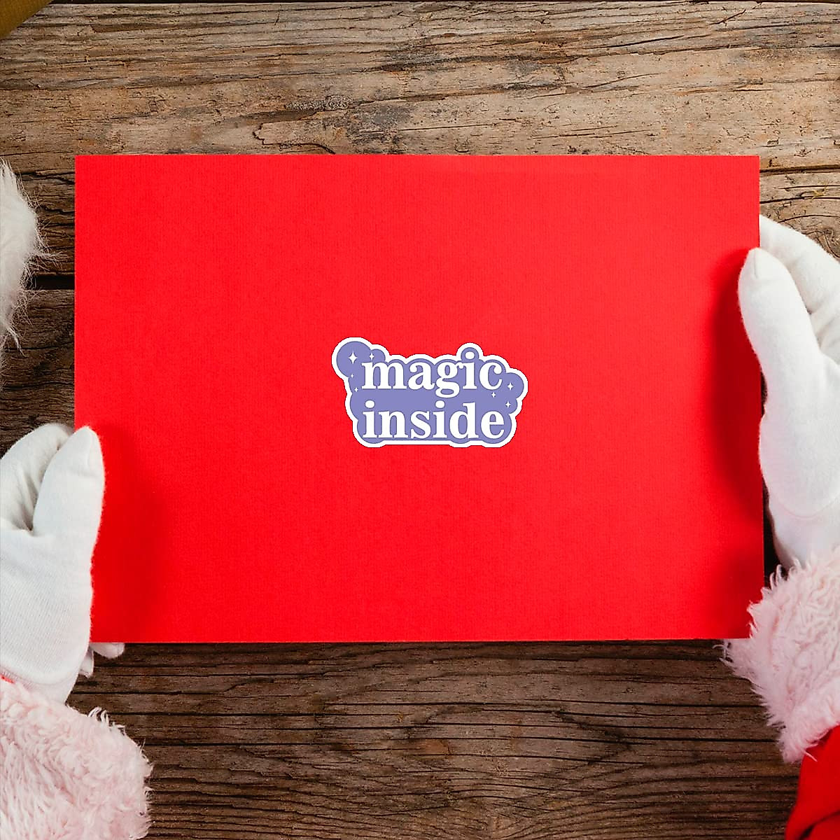 Muminglong 1.5 Inch Magic Inside Sticker,Thank You Sticker, Small Business, Handmade Sticker,Packaging Sticker, 500 PCS