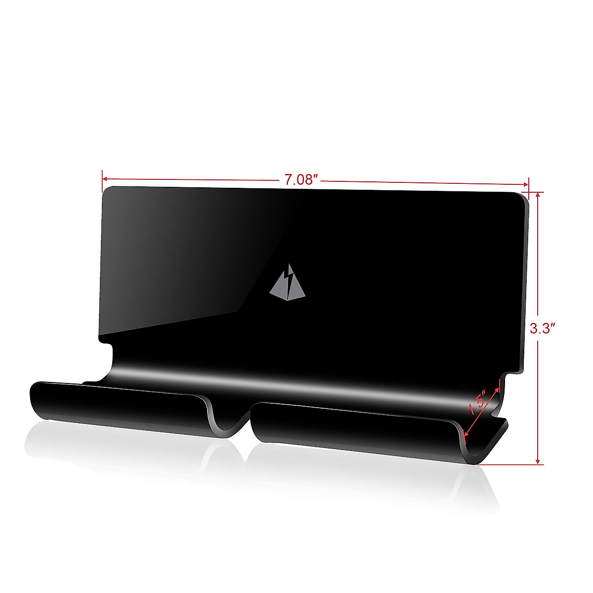 TXEsign Adhesive Wall Tablet Holder Mount Stand for Tablet Smartphones eReader Wall Holder Mount (Black)