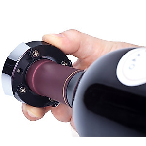 Ozeri Nouveaux Electric Removable Free Foil Cutter Wine Opener, Black