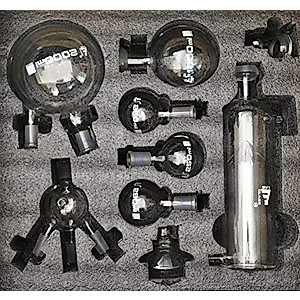 Short Path Distillation Set, 21 Piece - ASTM Type I, Class A - Borosilicate 3.3 Glass - Glassware Only - Eisco Labs