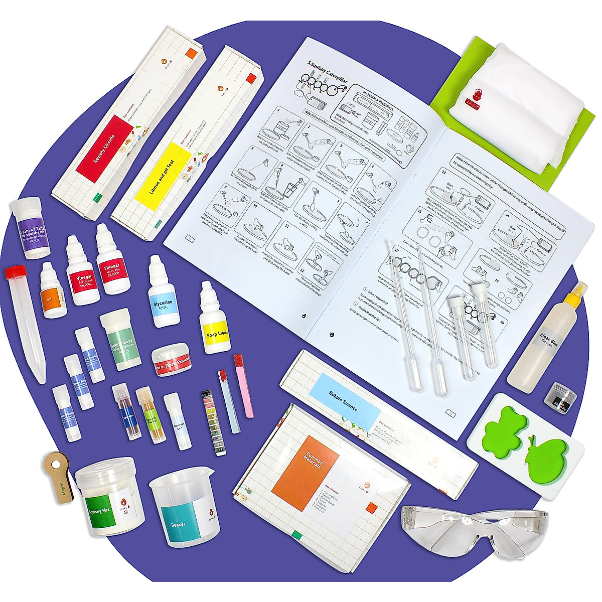 Butterfly Edufields Science Experiment & 20+ Chemistry Lab Kit for kids Ages 4-5-7-8-10 | STEM Toy gift & Fun Educational Projects for boys and girls ages 4+ yrs