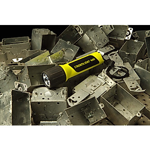 Streamlight 68301 4AA ProPolymer 67 Lumen LED Flashlight with White LEDs, Black