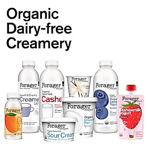 Forager Project Probiotic Drinkable Cashewmilk Yogurt Strawberry, 28-Ounce