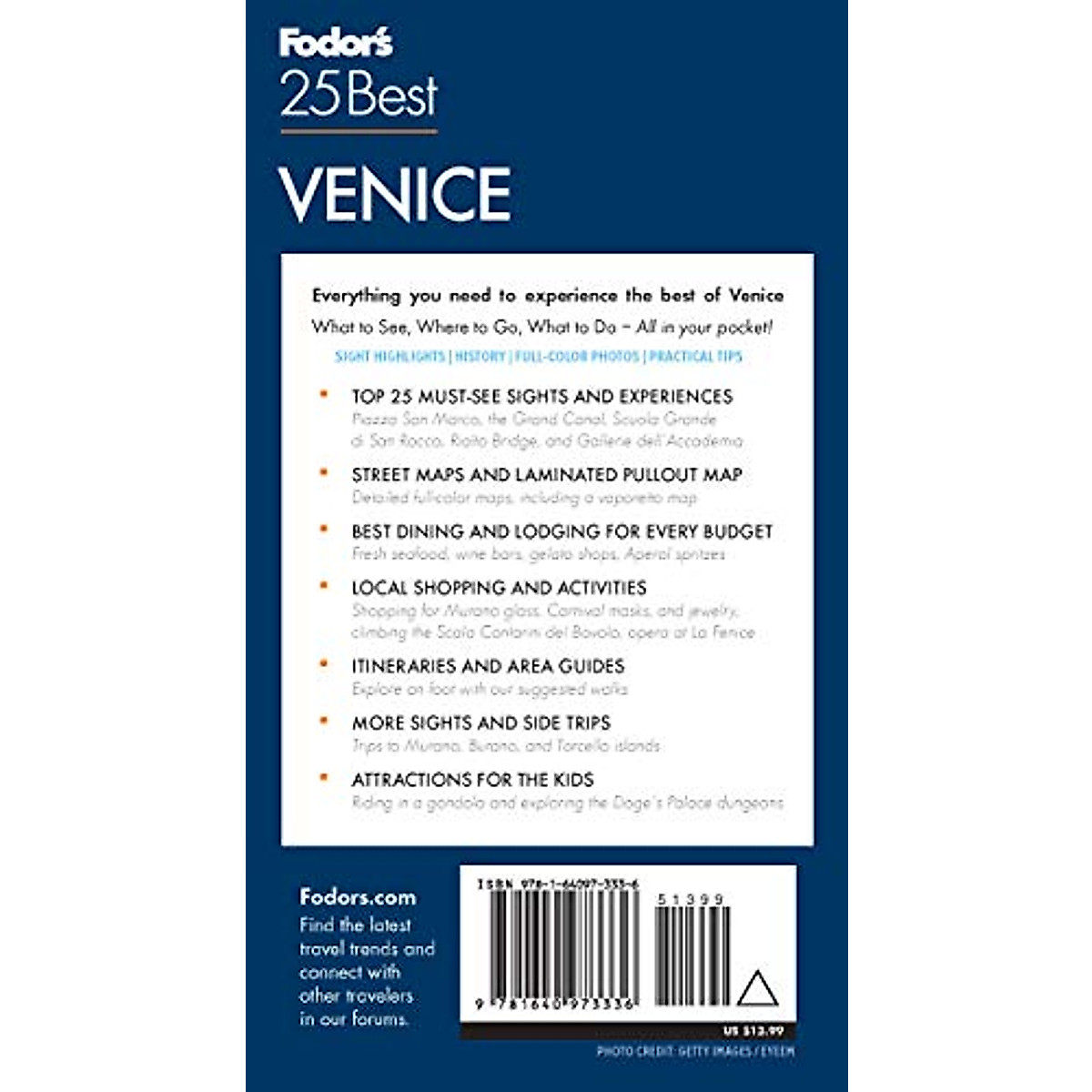 Fodor's Venice 25 Best (Full-color Travel Guide)