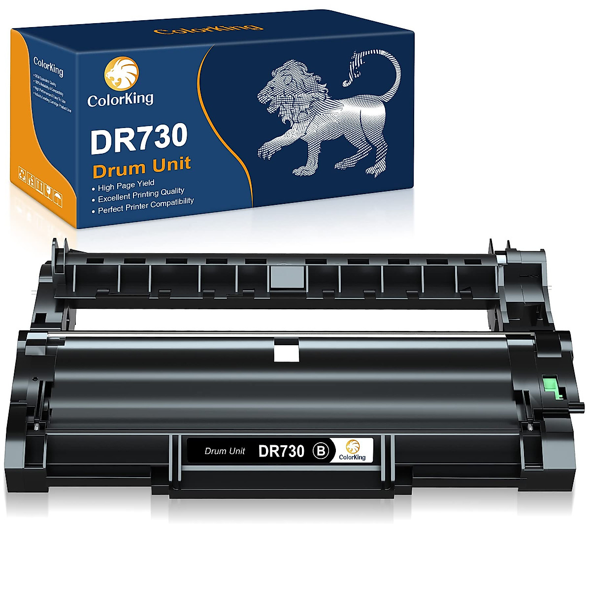 ColorKing Compatible Drum Unit Replacement for Brother DR730 DR-730 DR 730 Drum for Brother HL-L2350DW MFC-L2750DW HL-L2390DW MFC-L2710DW HL-L2395DW DCP-L2550DW HL-L2370DW MFC-L2730DW Printer (1-Pack)