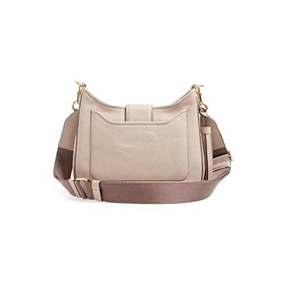 Marc Jacobs Interlock Small Leather Hobo Crossbody Bag, Taupe