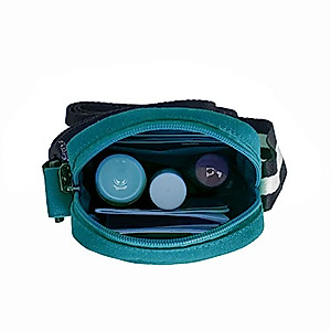 Travelon Coastal RFID Blocking Mini Crossbody, Lagoon, One Size