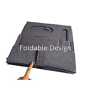 Collapsible Fabric Storage Bag Organizer | Fits Ziploc, Hefty | Neatly Organizes Plastic Bags | Ideal for Kitchen Drawers