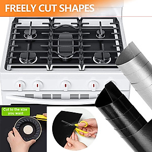DAORDAER Stove Covers for Gas Burners, Stove Top Cover Cropped Easy Clean Reusable Stove Protector Liners Non Stick Washable Liner Gas Stove Burner Covers Fits Most Gas Range,27x16.7in