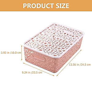 Cabilock Storage Bins 3pcs Box Small Plastic Containers with Lids Small Plastic Bins with Lids Storage Pp Small Box Storage Baskets