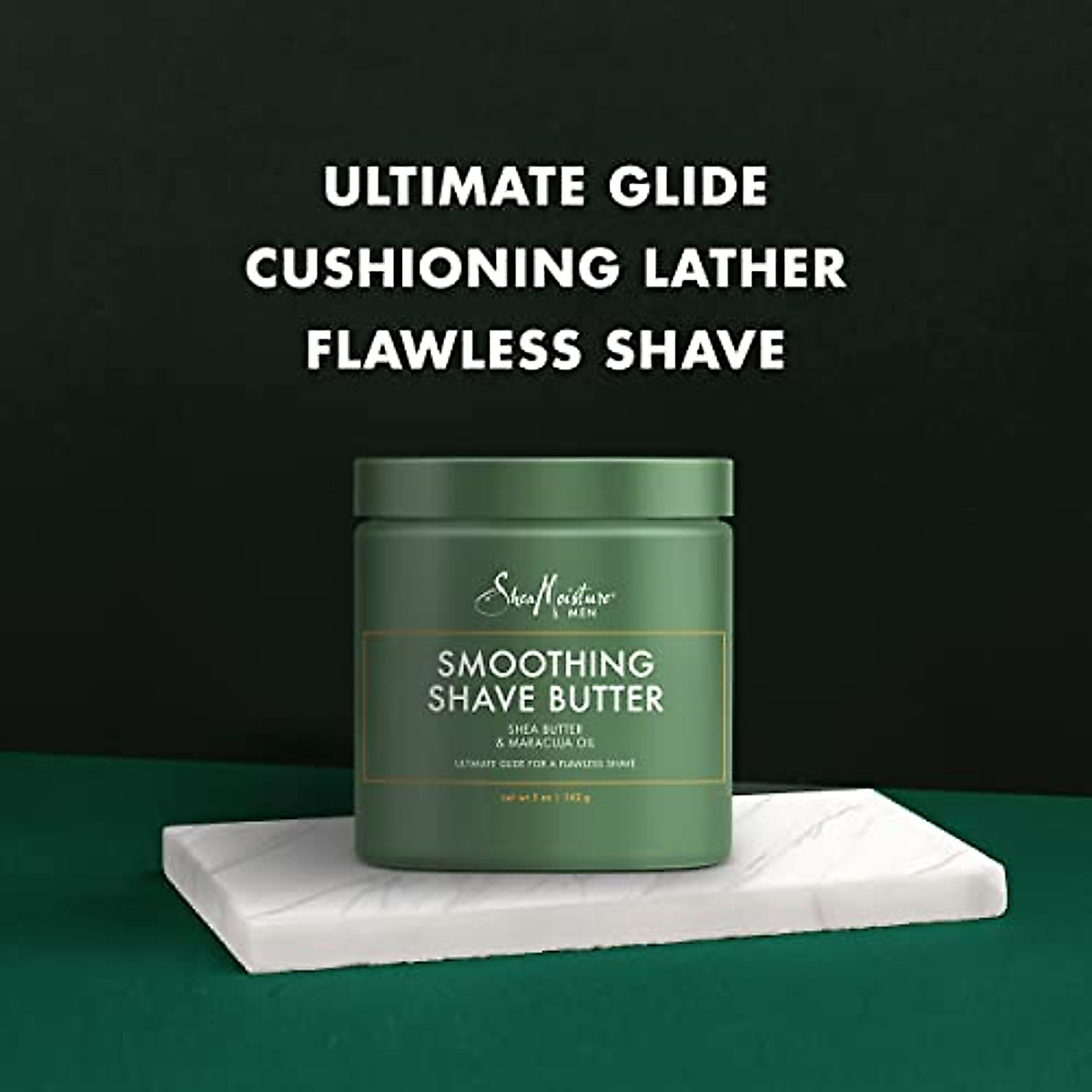 SheaMoisture Men, Beard Shaving Kit, Smoothing Shave Butter with Shea Butter 5 oz. Bundled with After Shave Care Restoring Cream 2 oz with Tea Tree Oil, Helps Prevent Razor Bumps & Irritation