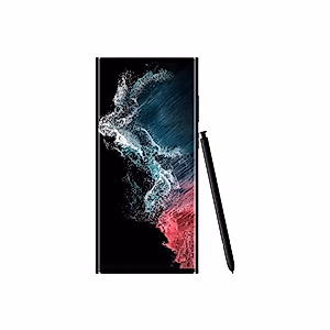 SAMSUNG Galaxy S22 Ultra Cell Phone, Factory Unlocked Android Smartphone, 128GB, 8K Camera & Video, Brightest Display Screen, S Pen, Long Battery Life, Fast 4nm Processor, US Version, Phantom Black