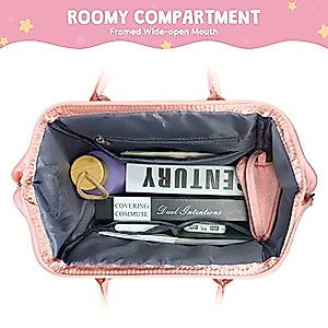 Bevalsa Casual Backpack Laptop Backpack 15.6 Inch Stylish College School Bag/Casual Daypacks/Work Bags /Travel Backpack for Women Men for Teens Girls Anti-Theft (Pink)