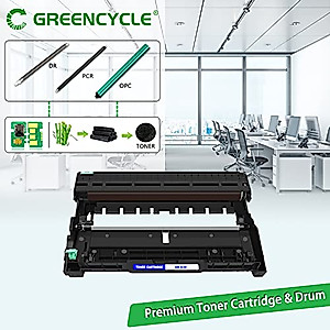 greencycle 1-Pack Compatible Drum Unit Replacement for Brother DR630 DR-630 Use with MFC-L2700DW HL-L2300D HL-L2320D HL-L2340DW HL-L2360DW MFC-L2740DW DCP-L2540DW Printer (Black, No Toner)