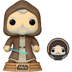 Funko Pop! Star Wars: Across The Galaxy - OBI-Wan Kenobi with Pin, Amazon Exclusive