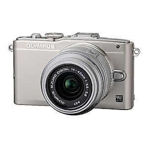 Olympus E-PL5 Interchangeable Lens Digital Camera Double Zoom Kit (Silver) E-PL5 DZKIT - Internatinoal Version (No Warranty)