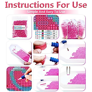 Huacan Diamond Painting Kits, Full Square Drill Diamond Painting Kits for Adults, Pumpkin Diamond Paint by Diamond, DIY 5D Diamond Art Kit for Beginner Home Wall Decor Fall Bird 11.8x15.7in/30x40cm