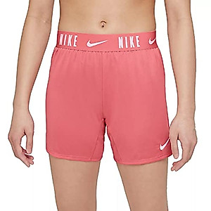 Nike Big Girls Dri-FIT Trophy 6" Training Shorts (P(DA1099-603)/W, Medium)
