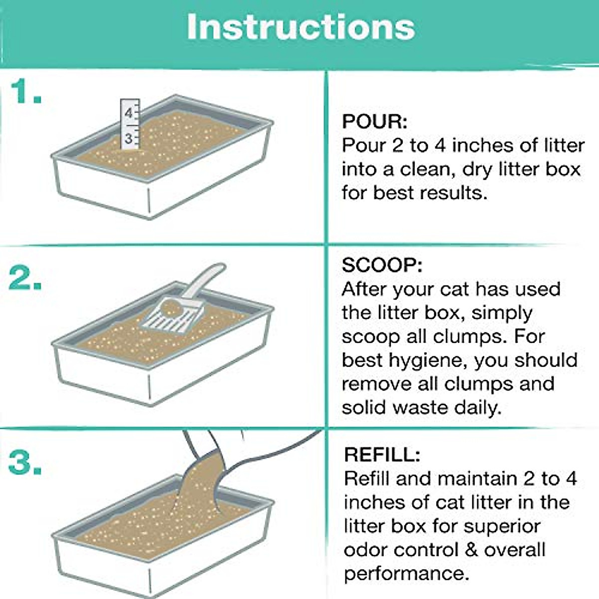 Four Paws Earth’s FINEST® Cat Litter, Premium Clumping, Lightweight, Absorbent Formula 7.2 Pounds