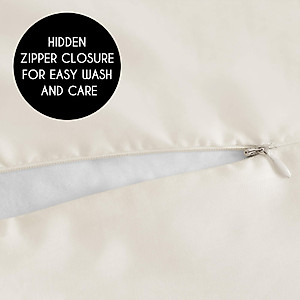 Sweet Jojo Designs Bohemian Boho Chic Ivory Macrame Tufted Geometric 3 pc. Full / Queen Size Bed Bedding Set Duvet Comforter Cover Sham Textured Minimalist Off White Fringe Farmhouse Neutral Rustic