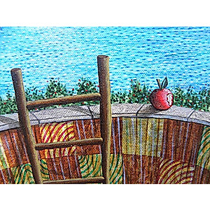 Joseph KALIHER (Texas 1970) INCOMPREHENSIBLE AWARENESS OIL on CANVAS cm 50x40