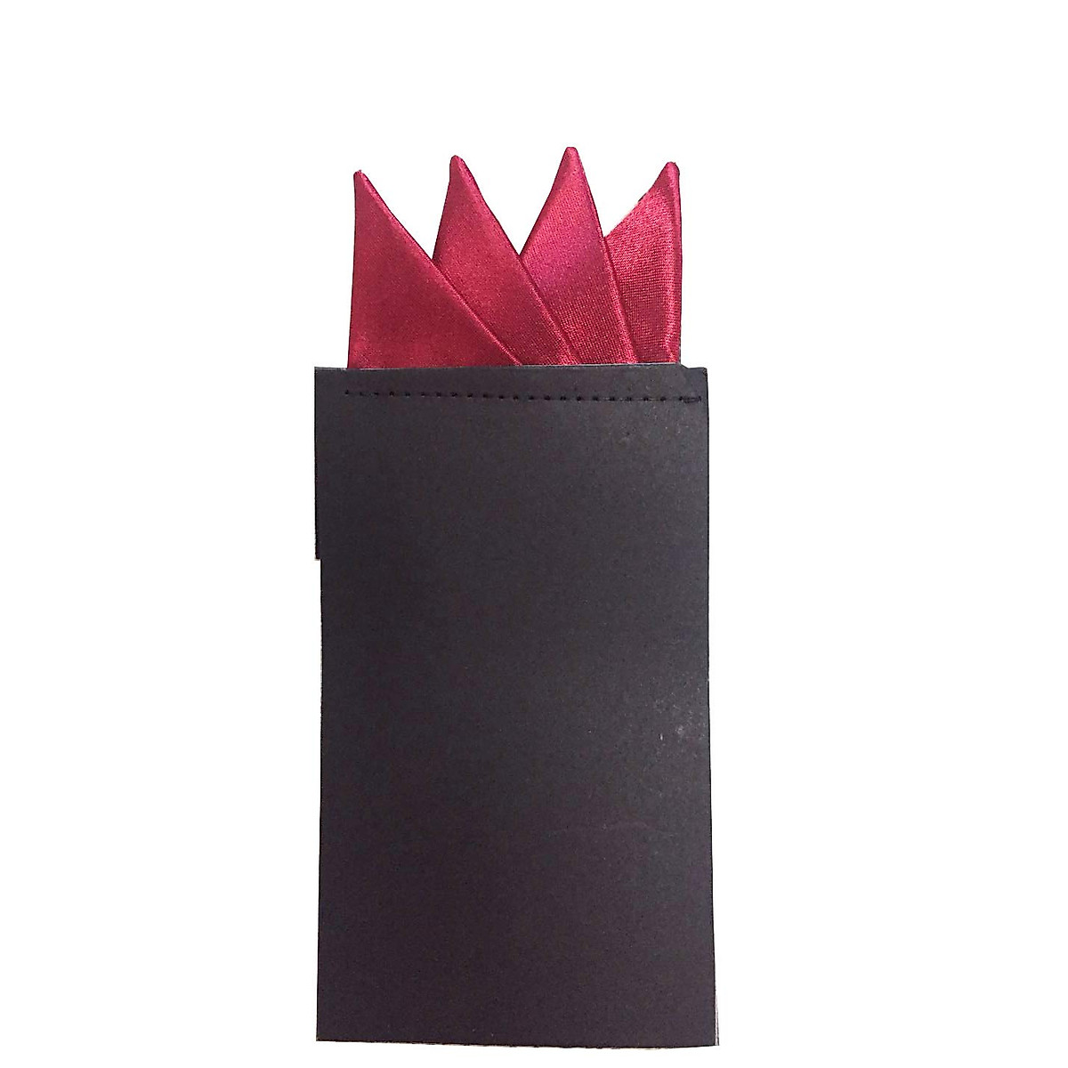 Men's PreFolded Pocket Squares On Card Assorted colors Polka dots Polyester Stain 3 Style 12 pieces