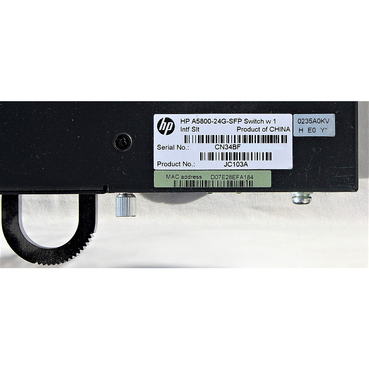 HP JC103A 5800-24G-SFP Switch - Switch - managed - 24 x Gigabit SFP + 4 x Gigabit SFP / 10 Gigabit SFP+ - rack-mountable