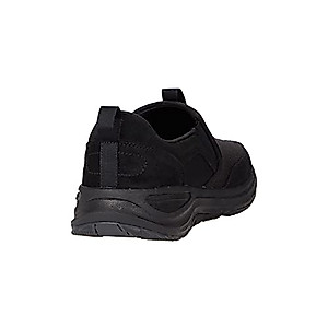 Skechers Men's Go Walk Outdoor-Athletic Slip-On Trail Hiking Shoes with Air Cooled Memory Foam, Black, 11.5