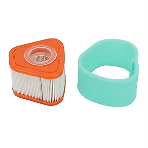 LEFITPA Replacement Air Filter for Briggs & Stratton 597266 595853 597265 Fits 115P02 123P02 123P05 123P07 123P0B 123P32 (2.5" x 3.25")