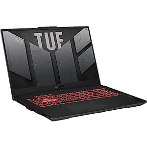 ASUS TUF Gaming A17 17.3" IPS 144Hz Full HD (1920x1080) Gaming Laptop (AMD Ryzen 7 7735HS up to 4.7 GHz, 64GB DDR5 4800MHz RAM, 1TB PCIe SSD, GeForce RTX 4060, Win11P) w/Dockztorm Hub