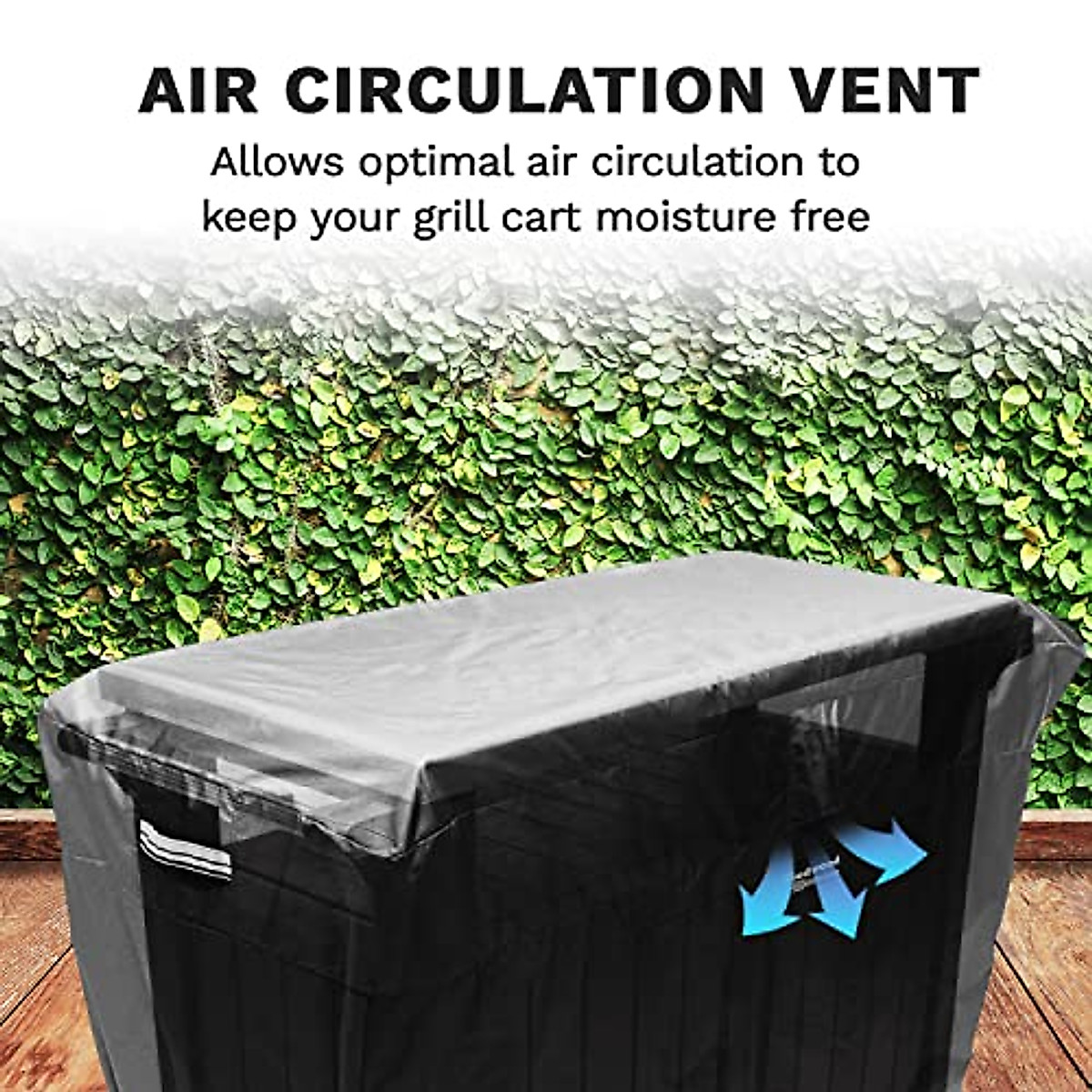 Cover for Keter Unity XL, Portable Prep Tables and Flat Top Grills. Must Have BBQ, Grilling and Outdoor Cooking Accessory. Breathable, Waterproof, UV and Weather Resistant - 55" x 24" x 33.5"