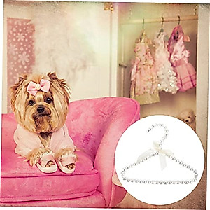 Balacoo 3pcs Pet Hanger Children's Hangers Drying Rack for Clothes Hangers for Skirts Baby Clothes Hanger Dog Closet for Clothes Cat Apparel Hangers Pet Clothes Hanger Mini Hanger Metal