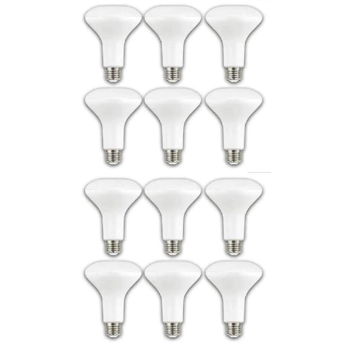 LED TECHNOLOGY EcoSmart 65-Watt Equivalent BR30 Dimmable LED Light Bulb Daylight (12-Pack)