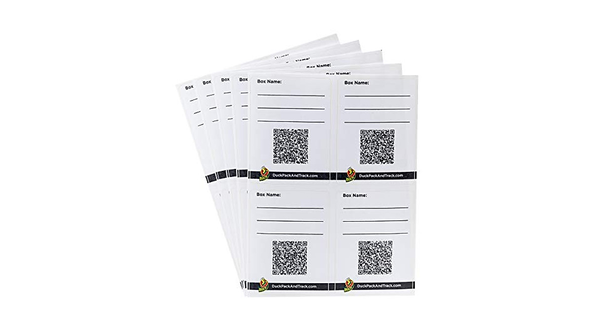 Organize with Duck Pack & Track Storage Labels - 40 Count