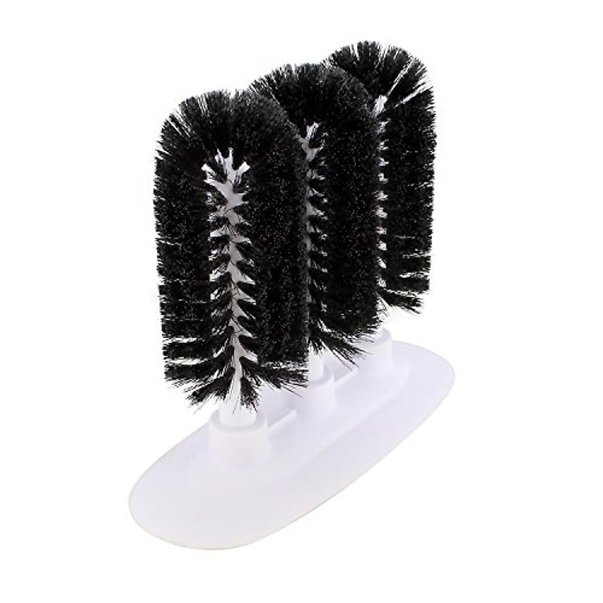 Glass Cleaning Brush, 3 Brush Glass Washer – Triple Glass Rinser, Cup Washer Brush, Glass Brushes for Washing Glasses