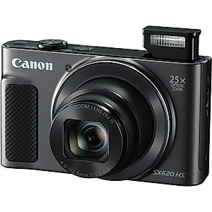 Canon PowerShot SX620 HS (Black) International Version (Renewed)