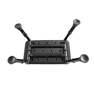 Pepe - Bath Step Stool for Adults Heavy Duty (395 lb, 8" - 10"), Caravan Kitchen Stool, Bath Steps for Elderly, Step Stools for Seniors Adjustable, Non Slip Stepping Stool, Safety Step Stool, Black.