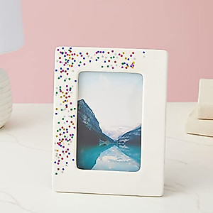 7 Ounces Rainbow Star Confetti for Table, Metallic Glitter Foil for Birthday, Balloons, Arts & Crafts, Wedding (0.1 In)