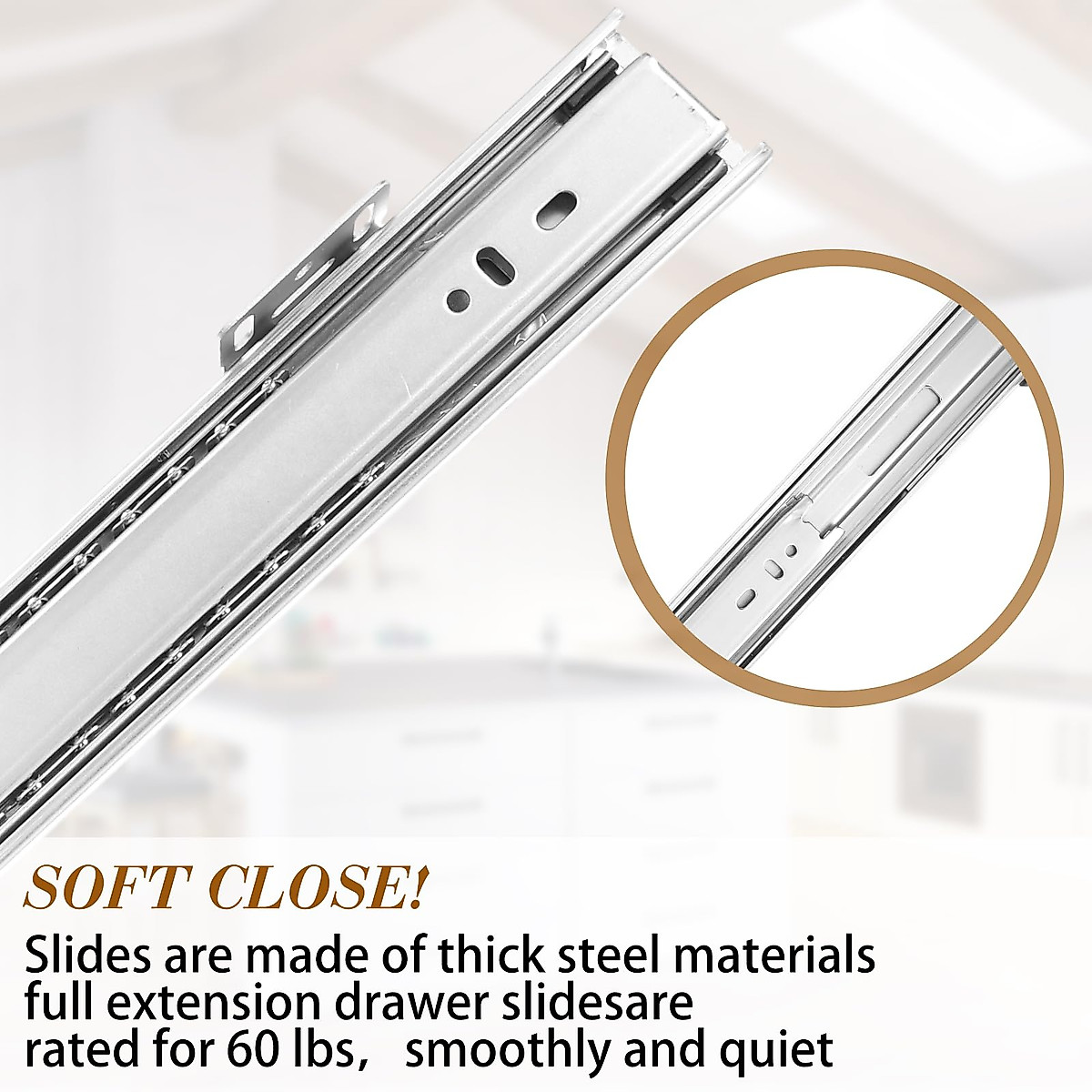 Barydat 3 Pcs Pull out Cabinet Organizer Wooden Drawer Box Organizer Roll out Shelves for Kitchen Cabinets Sliding Tray Organizer Kitchen Organization Storage Drawer for Pantry Sink, 20'' W x 21'' L